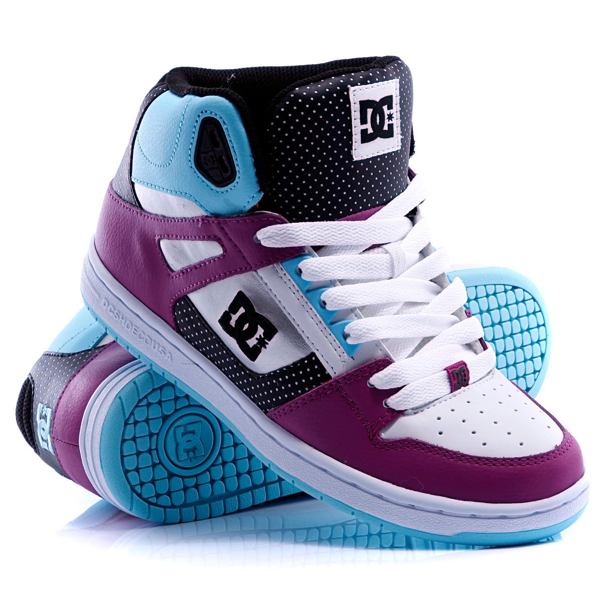 Купить кеды высокие женские DC Rebound Hi Womens Shoe Ow3D (D0302164 ...