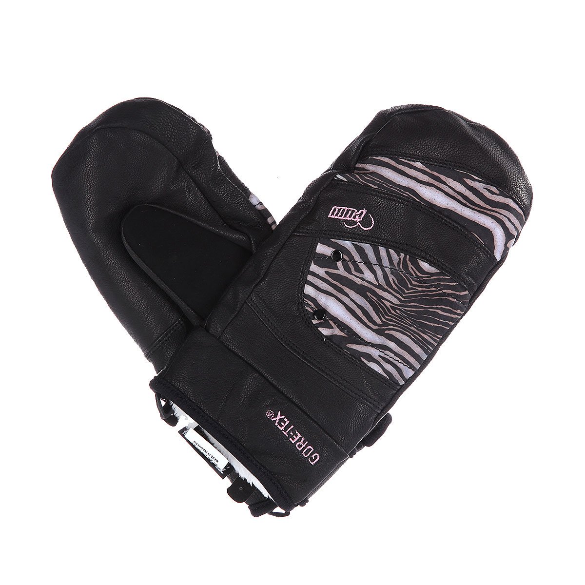Купить варежки сноубордические женские Pow Empress Mitt Zebra в ...