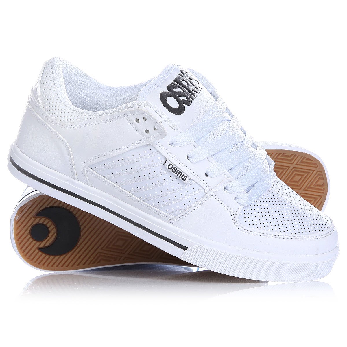 Купить кеды низкие Osiris Protocol White/Black/Gum в интернет-магазине ...