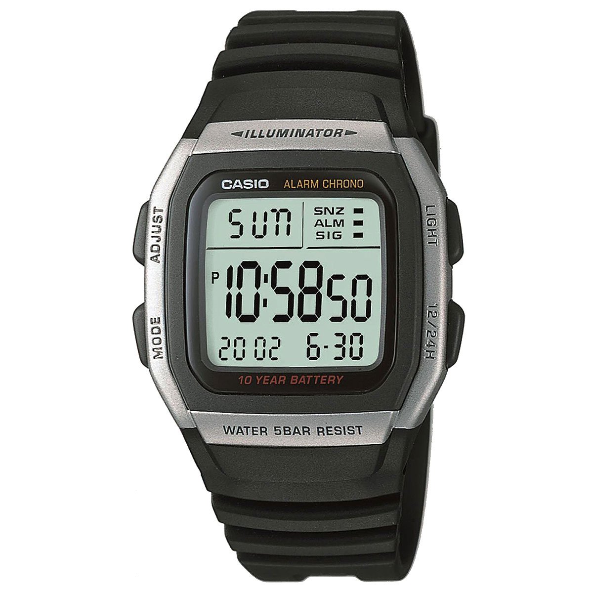 Купить электронные часы Casio Collection W-96H-1A в интернет-магазине Proskater.ru