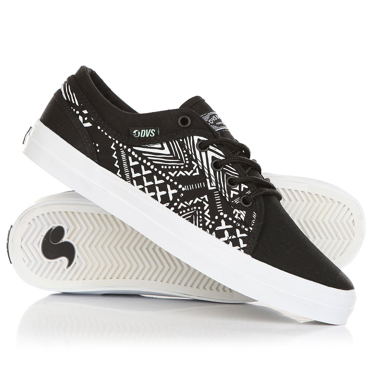 Купить кеды низкие женские DVS Aversa Wos Black Btk Canvas в интернет ...