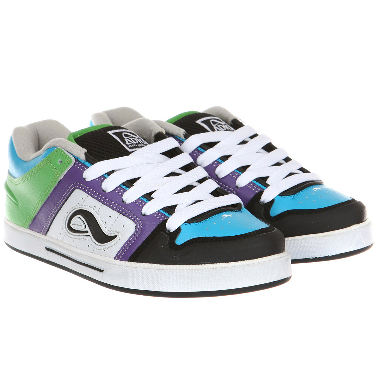 Купить кеды низкие Adio Kenny Anderson version 2 Blue/Purple/Green в ...