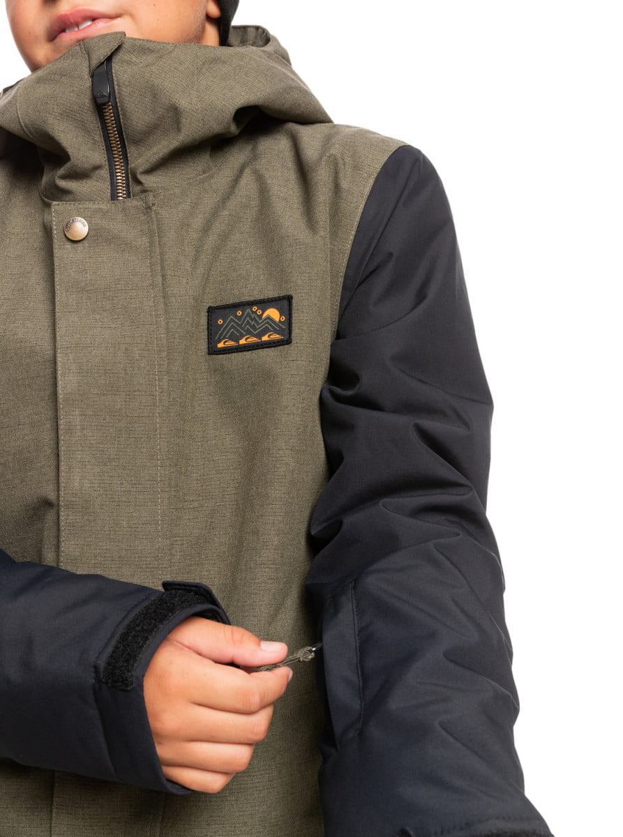 Купить сноубордическая Куртка Ridge Youth коричневый от QUIKSILVER по ...