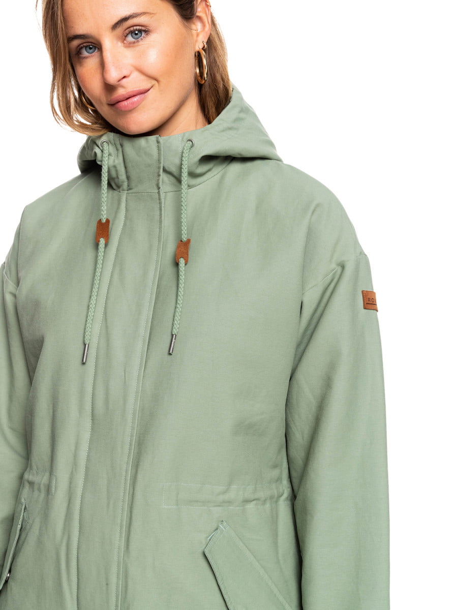 Купить женский дождевик ROXY Rain On The Way оливковый от Roxy по ...