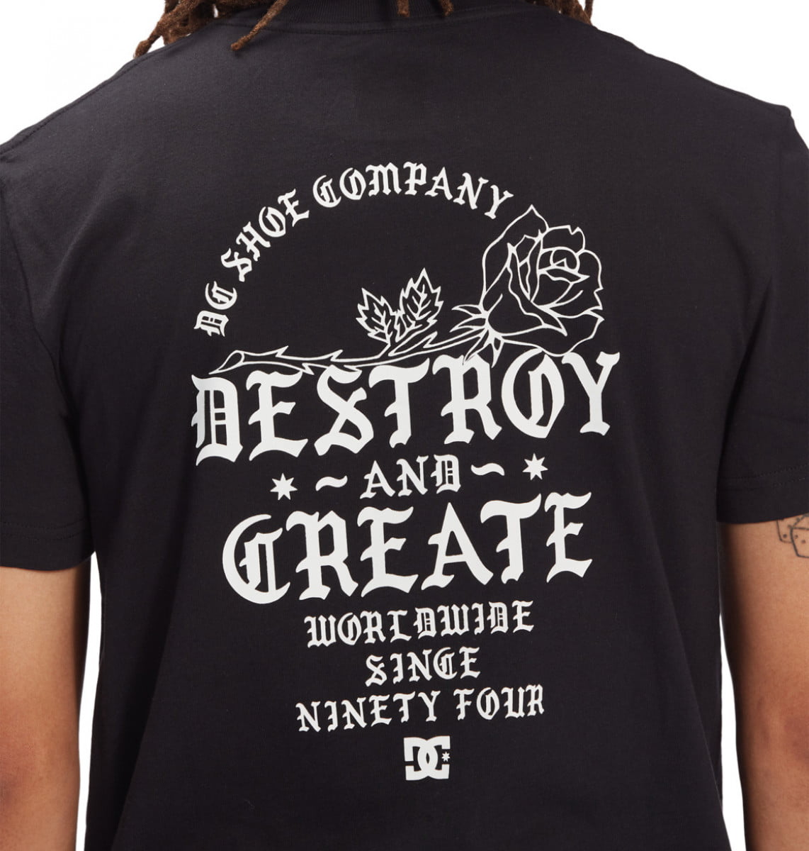 Купить мужскую футболку DC SHOES Destroyer 94 черный от DC Shoes по ...