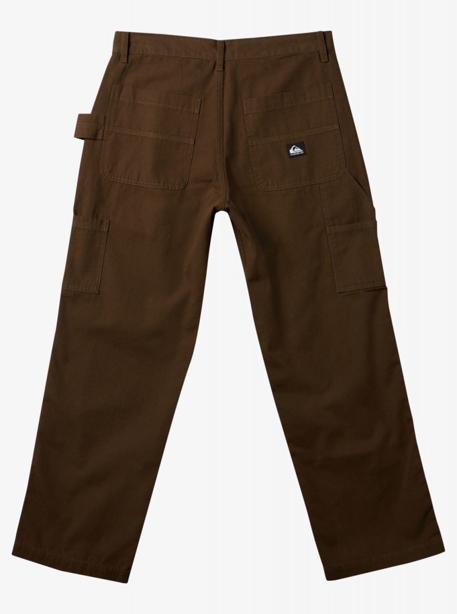 Купить мужские парусиновые штаны Carpenter коричневый от QUIKSILVER по ...