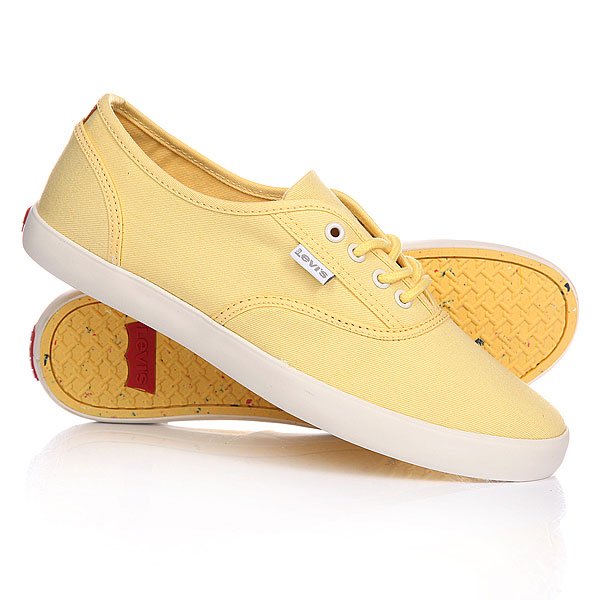 Купить кеды женские Levis Palmdale Lace Yellow в интернет-магазине ...