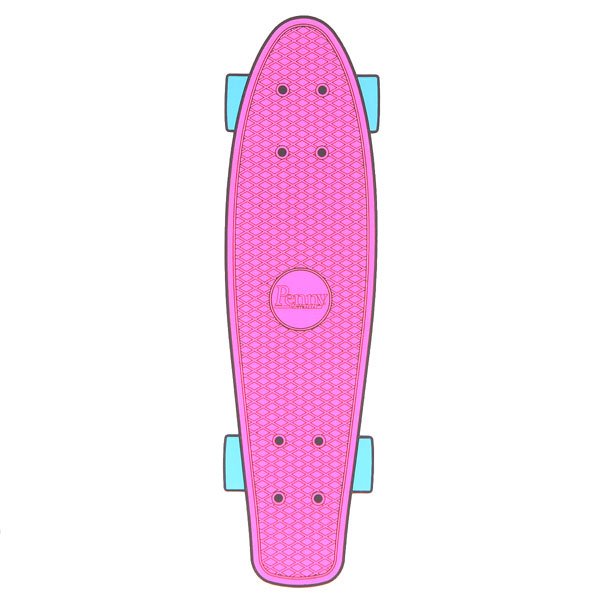 Купить наклейки Penny Sticker Board Pink в интернет-магазине Proskater.ru