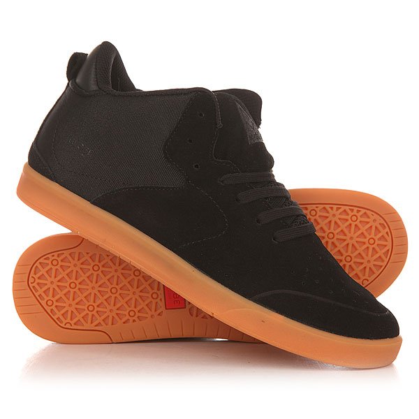 Купить кеды высокие Globe Abyss Black/Gum в интернет-магазине Proskater.ru