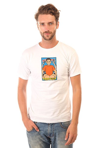 Купить футболку Blind Rear-end Rudy White в интернет-магазине Proskater.ru