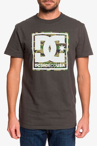 Купить футболку DC Pattern Box серый,хаки от DC Shoes по выгодной цене ...
