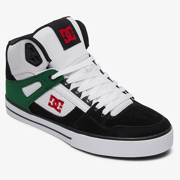 Купить высокие Кеды Dc Pure High-Top черный,белый,зеленый от DC Shoes ...
