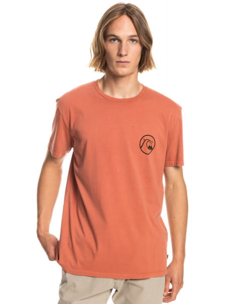 Купить футболку Quiksilver Silent Days оранжевый от QUIKSILVER по ...